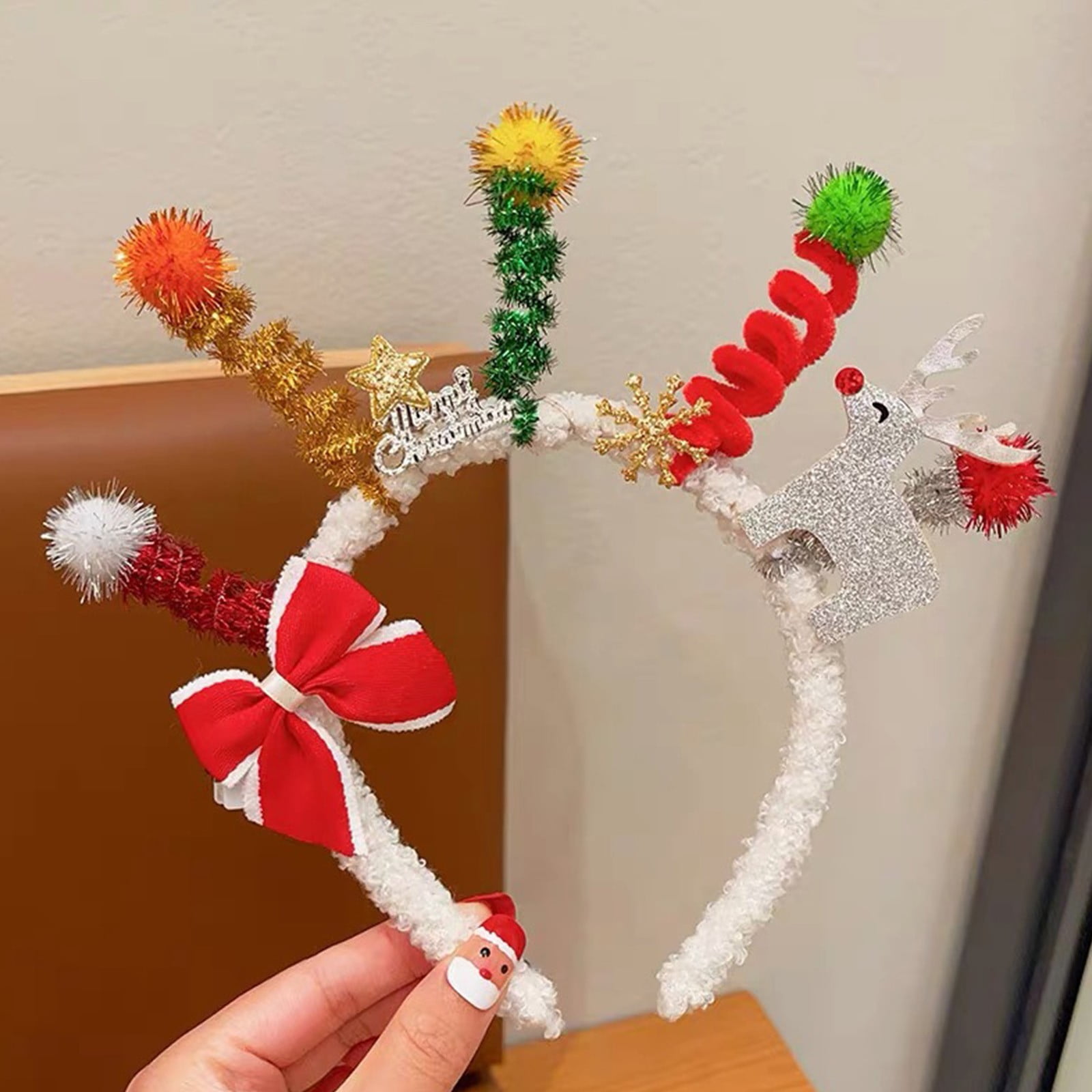 Christmas Headbands,Holiday Hair Clips Cute Girls Hair Clips Girls ...