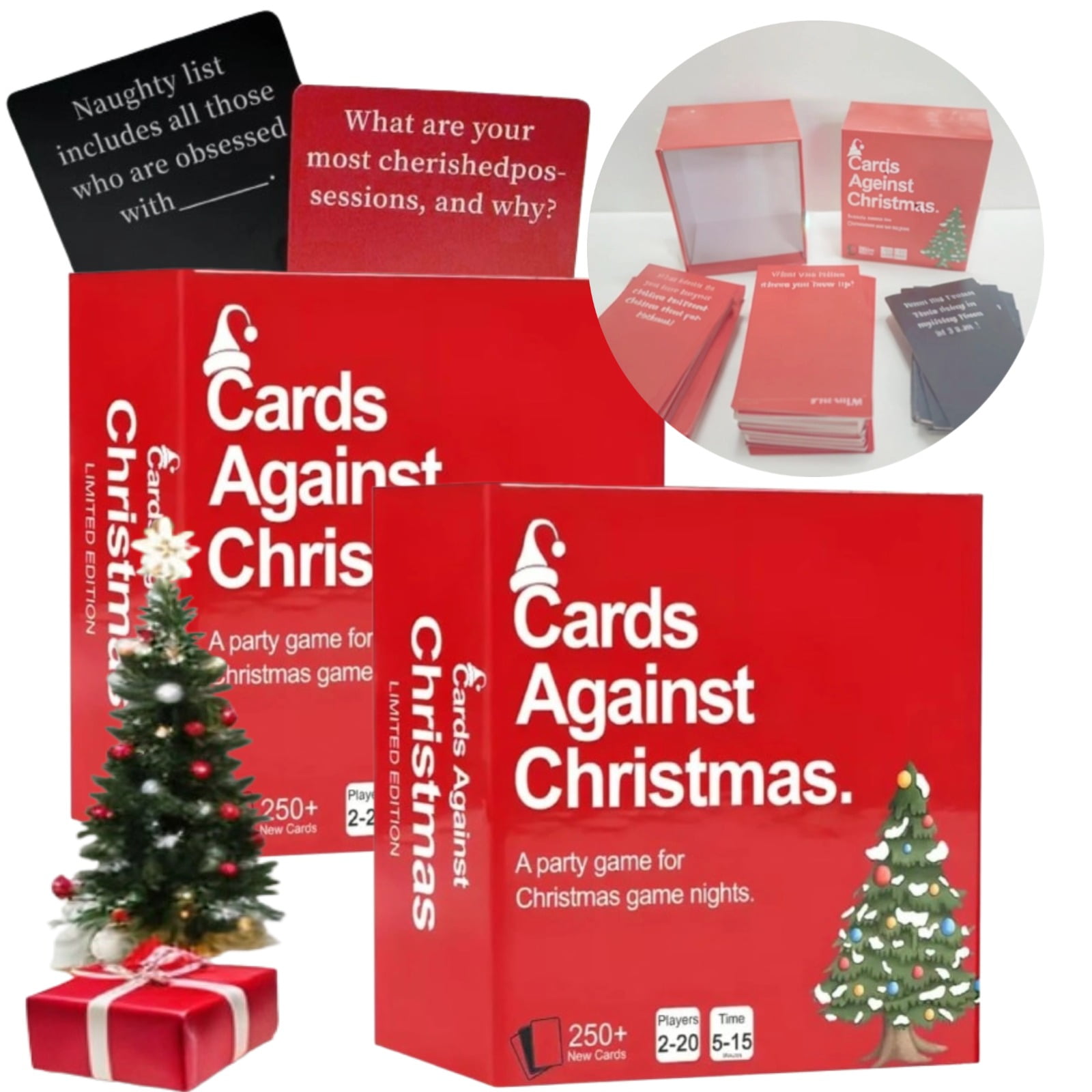 Christmas party games Cards - A Party Cards Game for Christmas Jolly ...