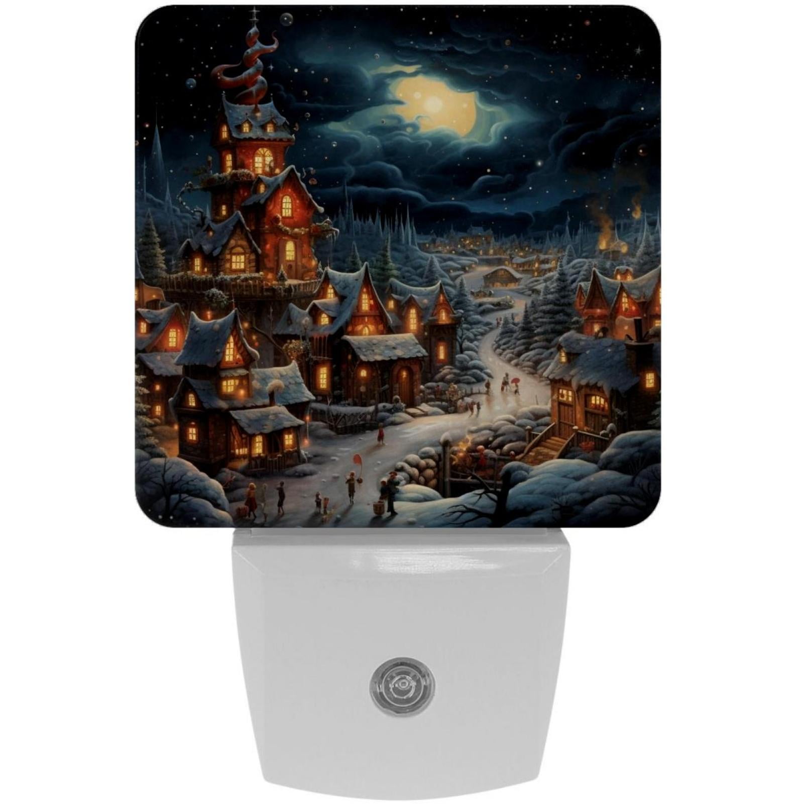 Christmas retro LED Square Night Lights - Small and Bright Illumination ...