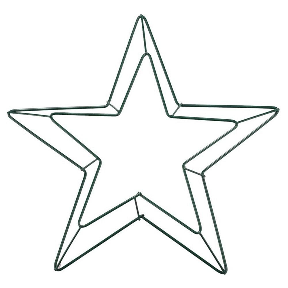 Christmas sale! 12 Inch Star Wire Wreath Frame Metal Star Wreath Frames ...