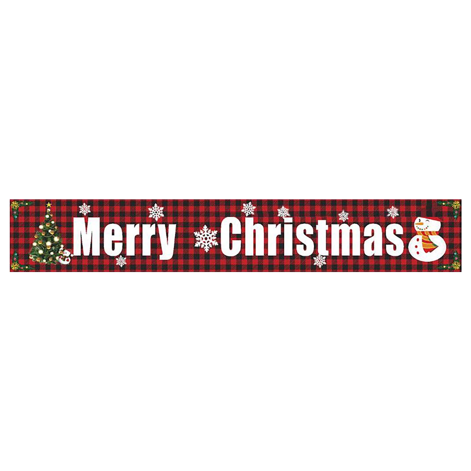 Christmas savings Qholemyo Outdoor Merry Chrismas Letters Banner ...