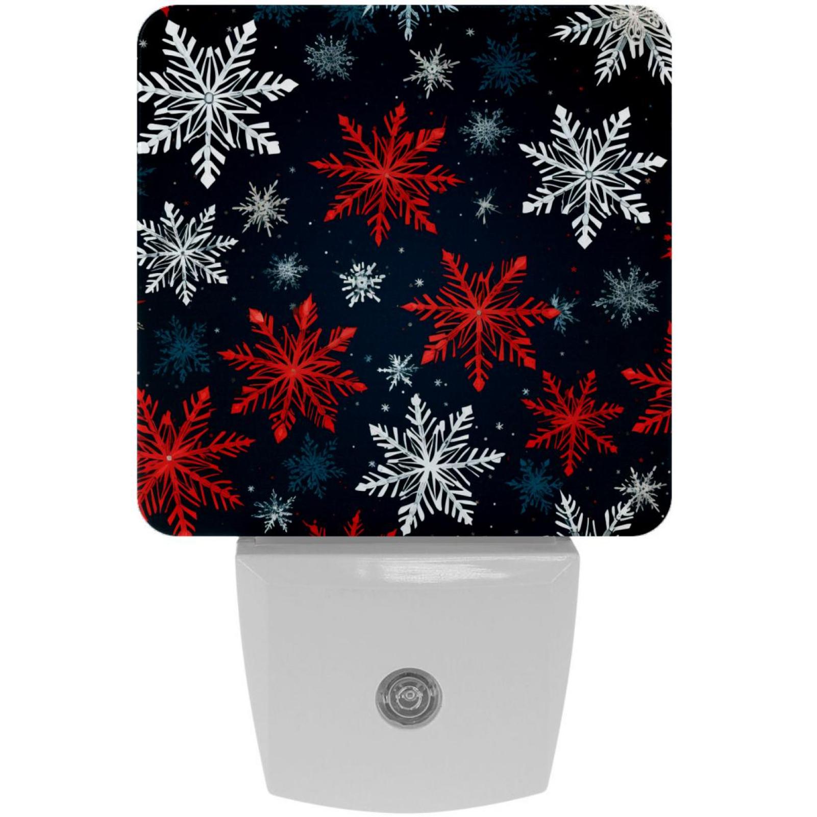 Christmas snowflakes LED Square Night Lights - Elegant and Energy ...
