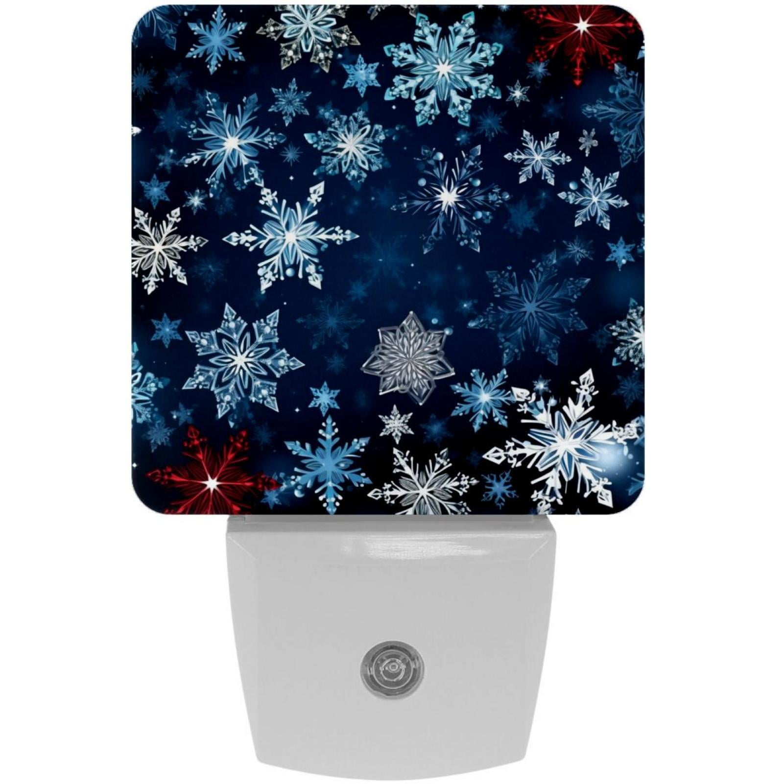 Christmas snowflakes LED Square Night Lights: Energy-Efficient and ...