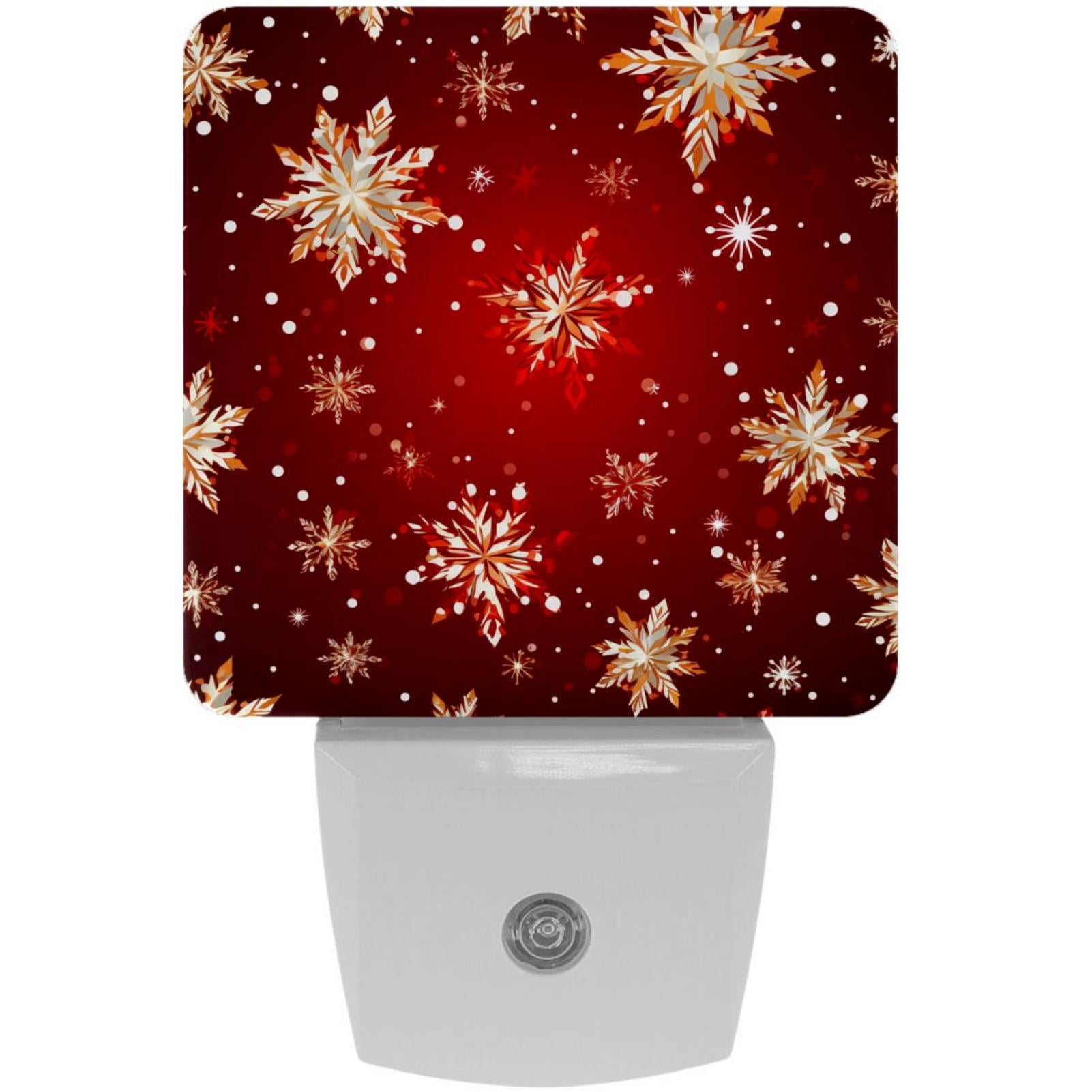 Christmas snowflakes LED Square Night Lights - Small and Bright ...