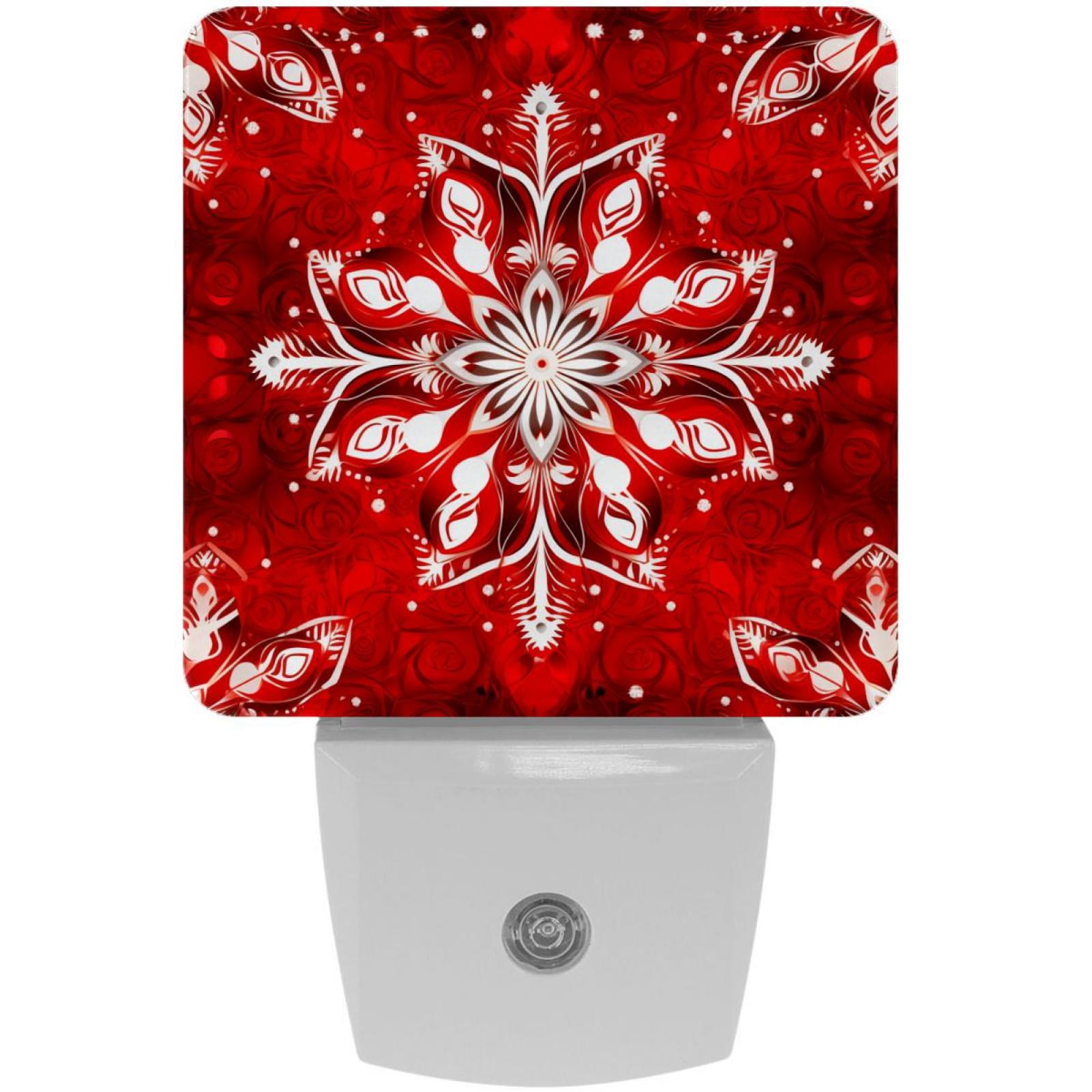Christmas snowflakes LED Square Night Lights - Small and Bright ...