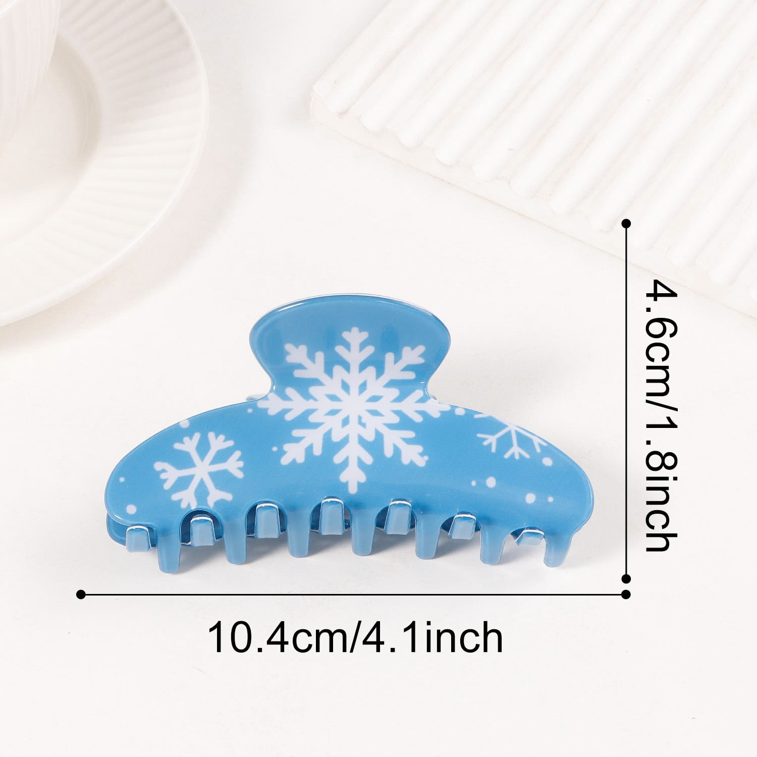 Christmas theme grab clip snowflake Santa holiday atmosphere hairpin ...
