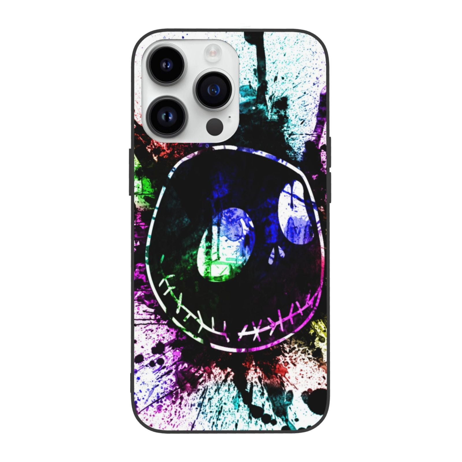Christmas-themed Jack & Sally iPhone 14-inch silicone case, unisex ...