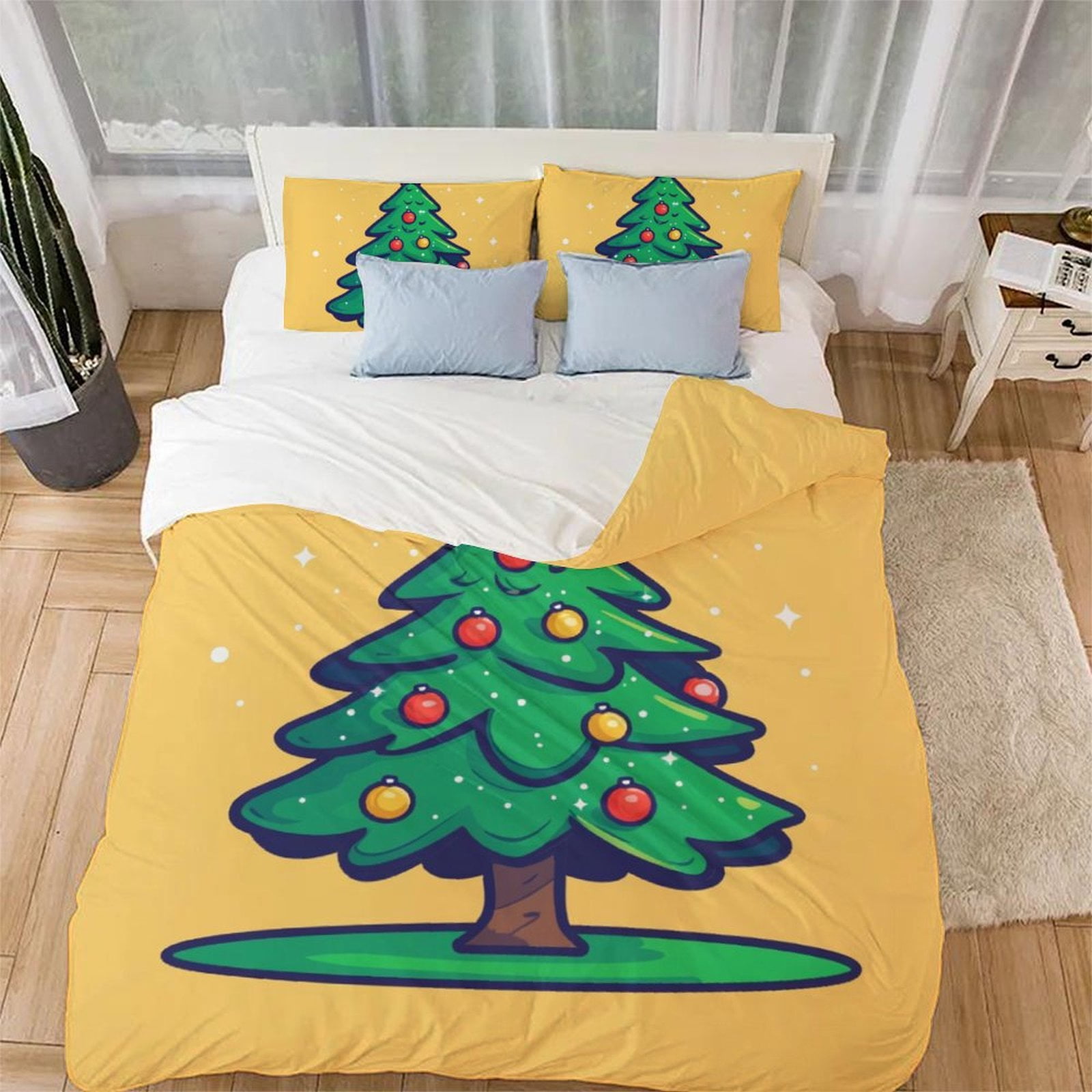 Christmas tree 3D Printed Bedding Set Quilt Cover Comforter Covers ...