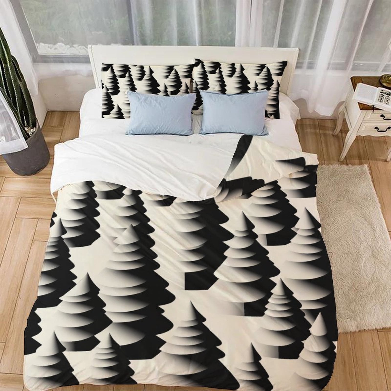 Christmas tree 3D Printed Bedding Set Quilt Cover Duvet Cover Comforter ...