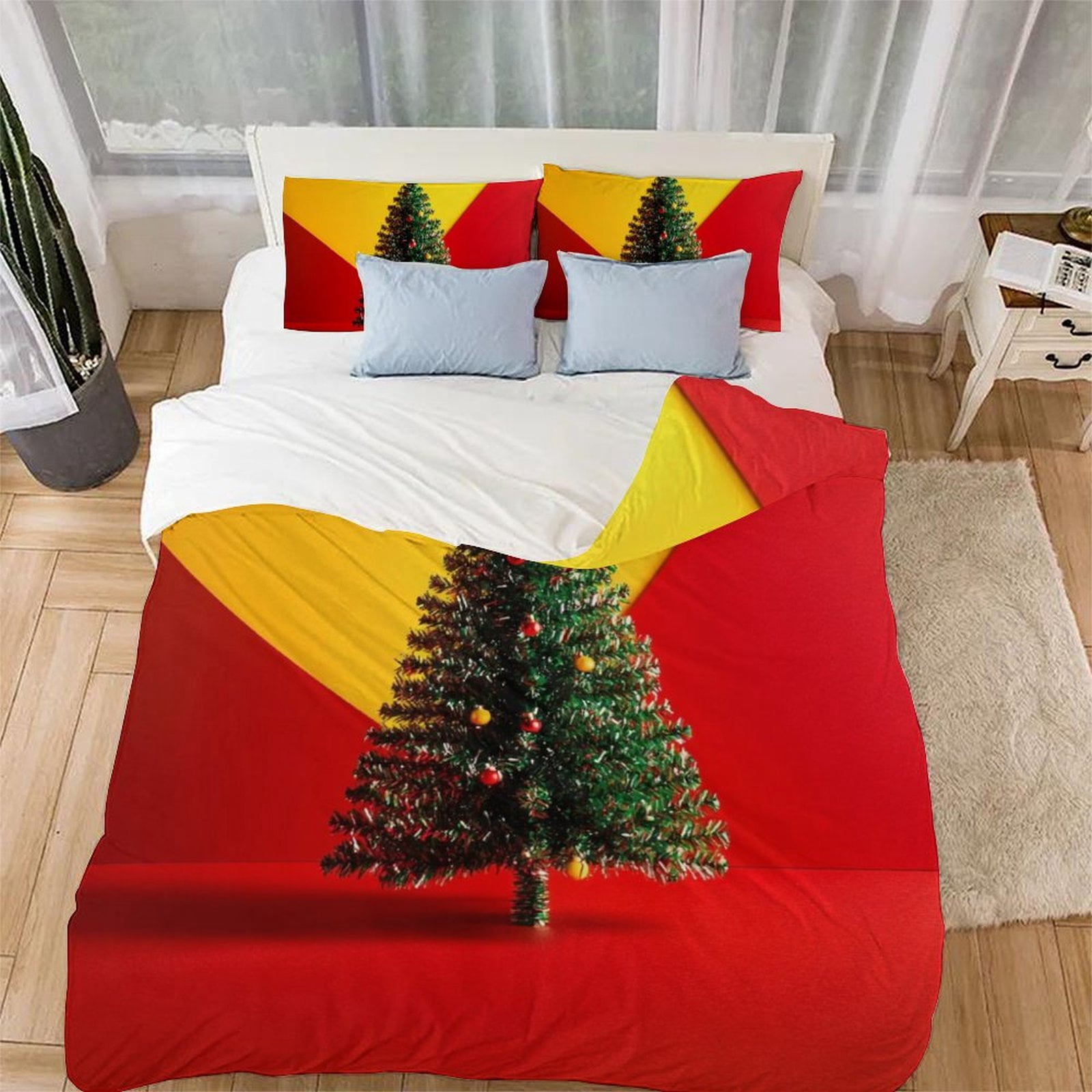 Christmas tree 3D Printed Duvet Cover Comforter Covers Quilt Cover ...