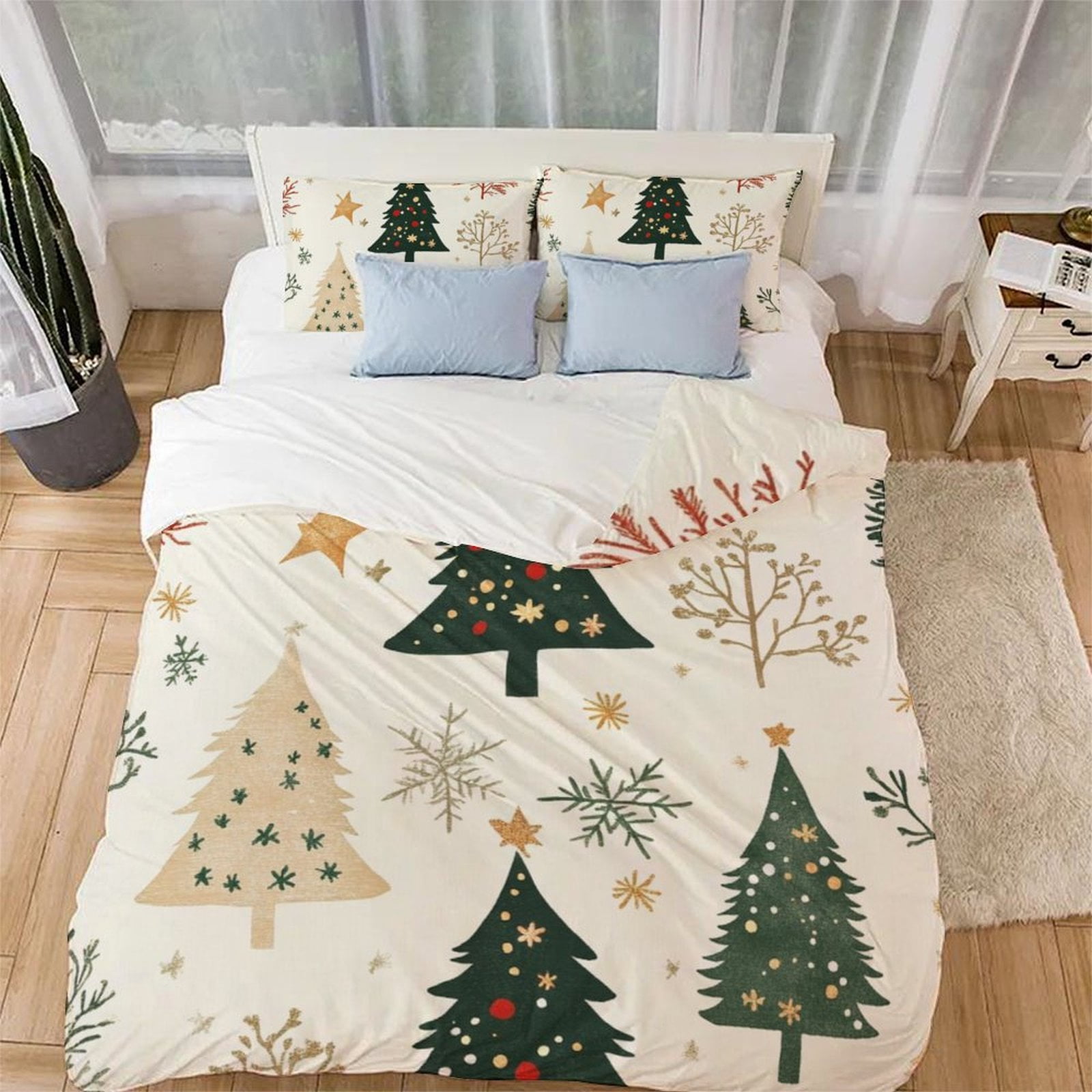 Christmas tree Bedding Set Quilt Cover 3D Printed Comforter Covers ...