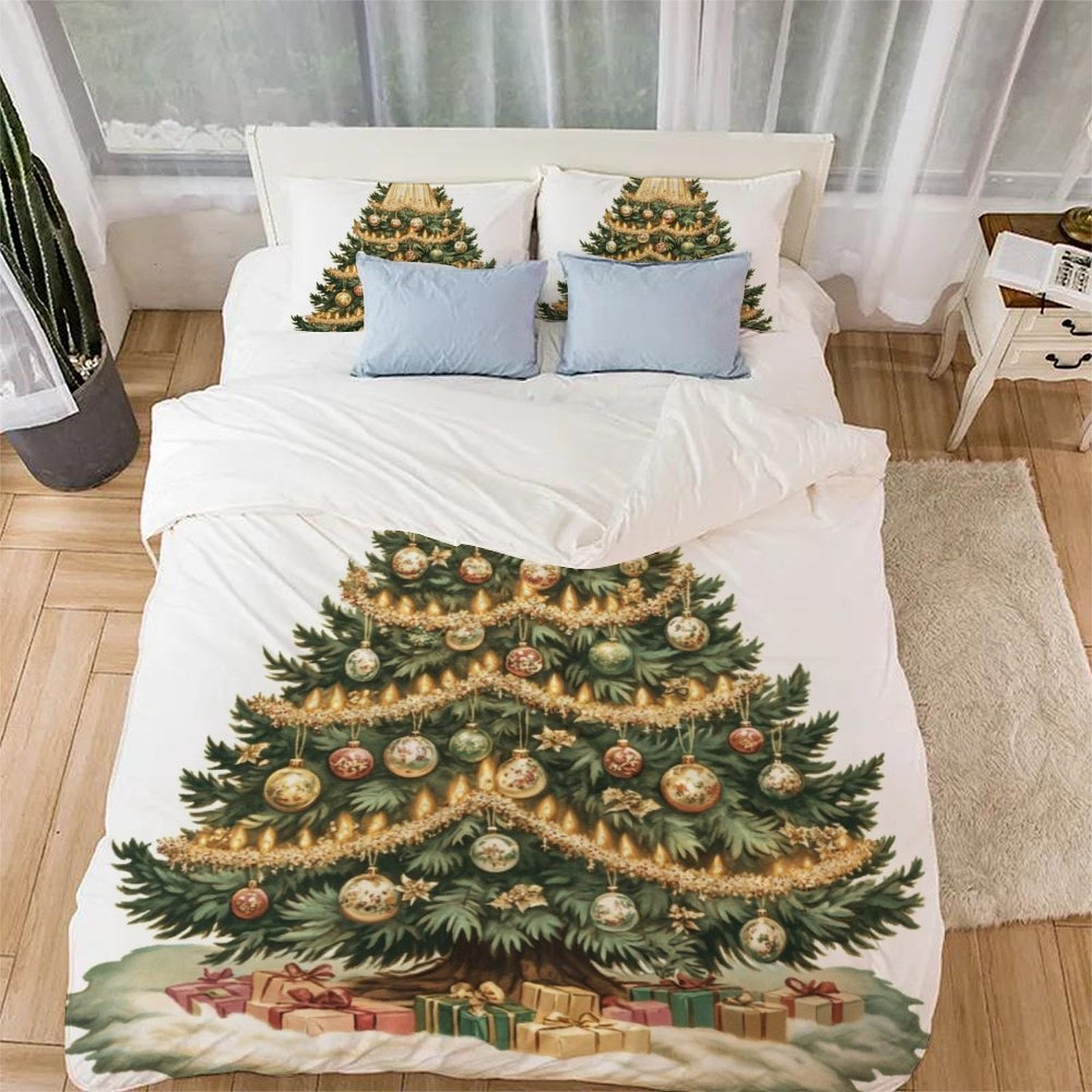 Christmas tree Comforter Covers 3D Printed Bedding Set Quilt Cover ...