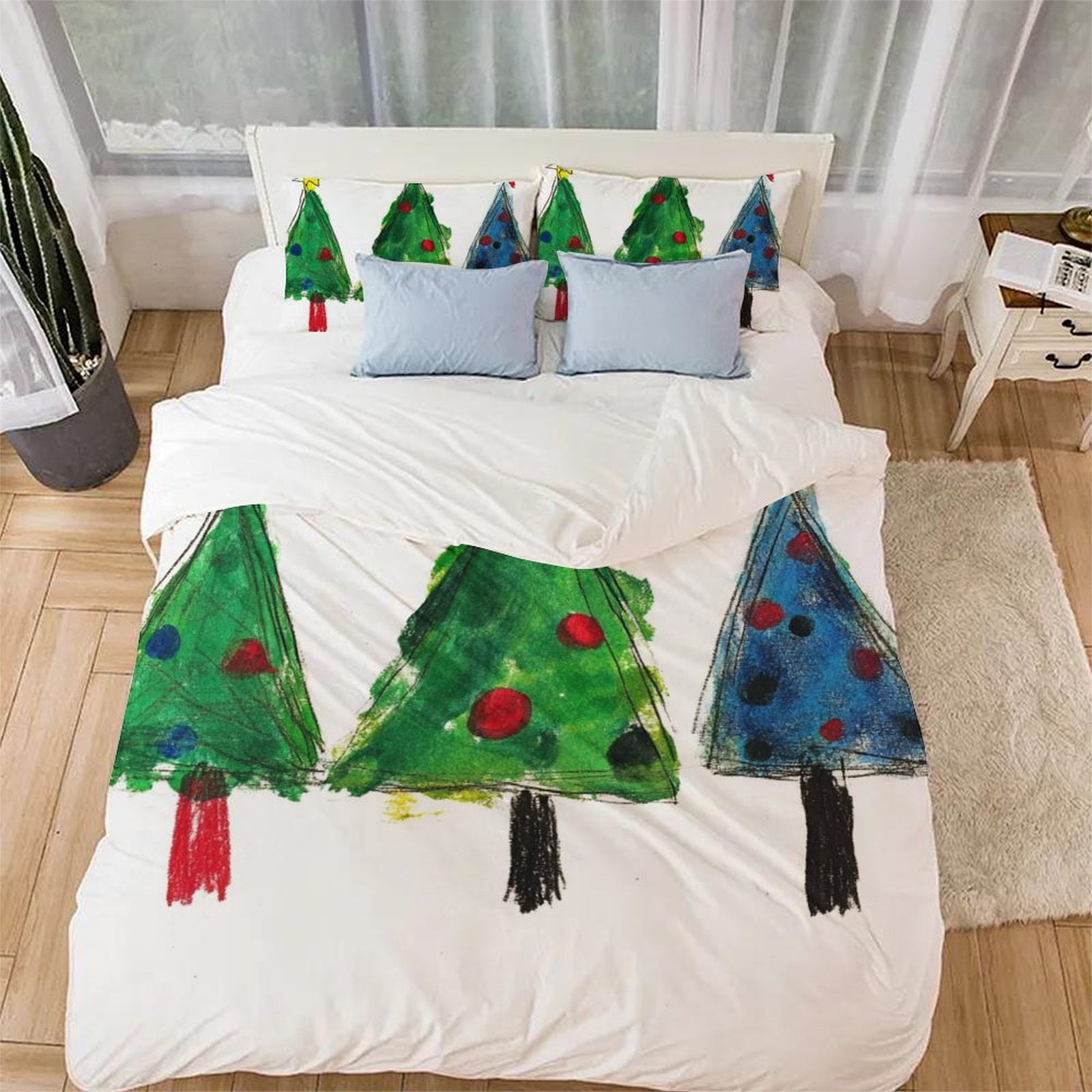 Christmas tree Comforter Covers Bedding Set 3D Printed Duvet Cover ...
