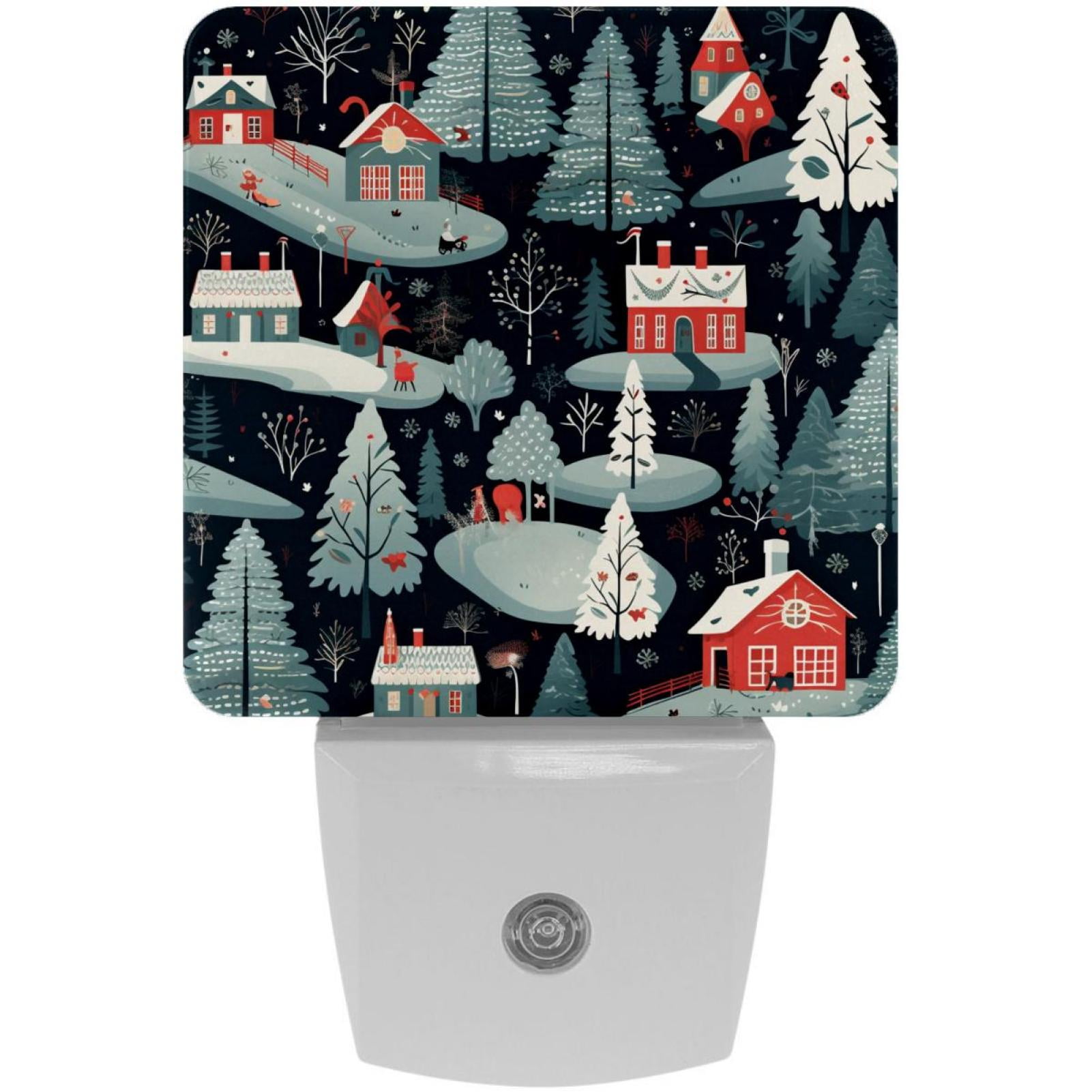 Christmas tree LED Square Night Lights - Small and Bright Illumination ...