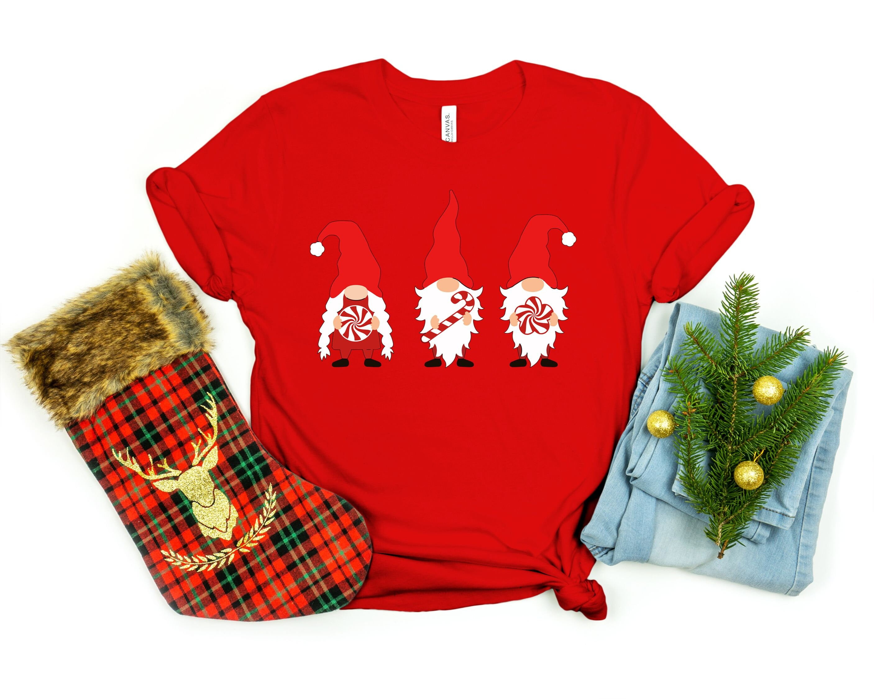 Christmas with My Gnomies Gnome Shirt Christmas Gnomies Christmas Shirt ...