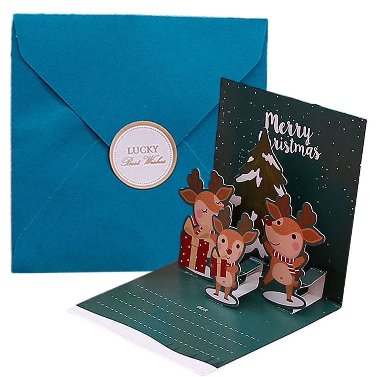 Christmas with envelopes postcards for friends, happy children's Day ...