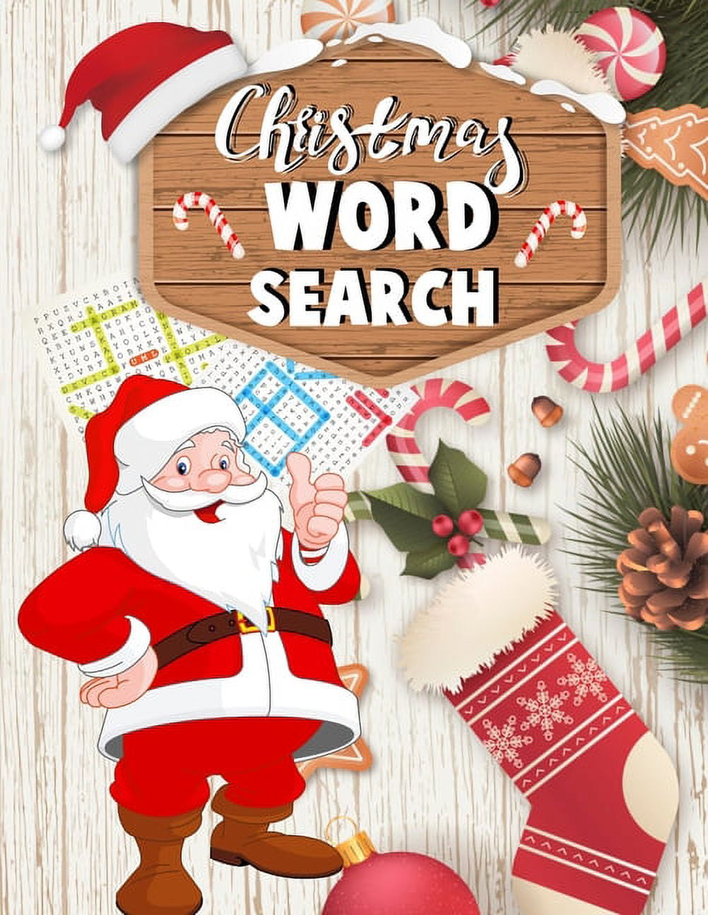 Christmas word search.: Easy Large Print word search Puzzle Book for ...