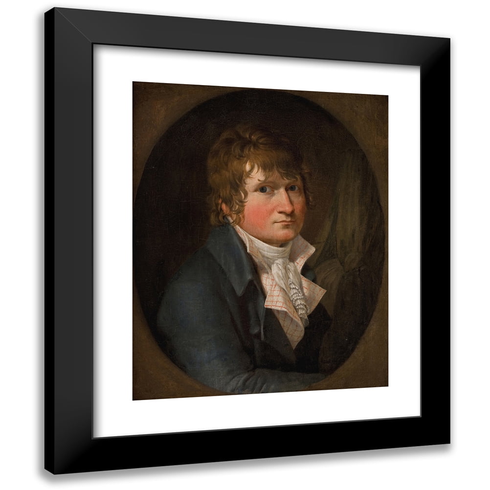 Christoffer Wilhelm Eckersberg 15x18 Black Modern Framed Museum Art ...