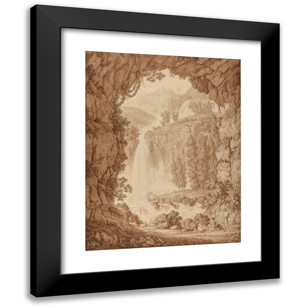 Christoph Henrich Kniep 12x14 Black Modern Framed Museum Art Print ...