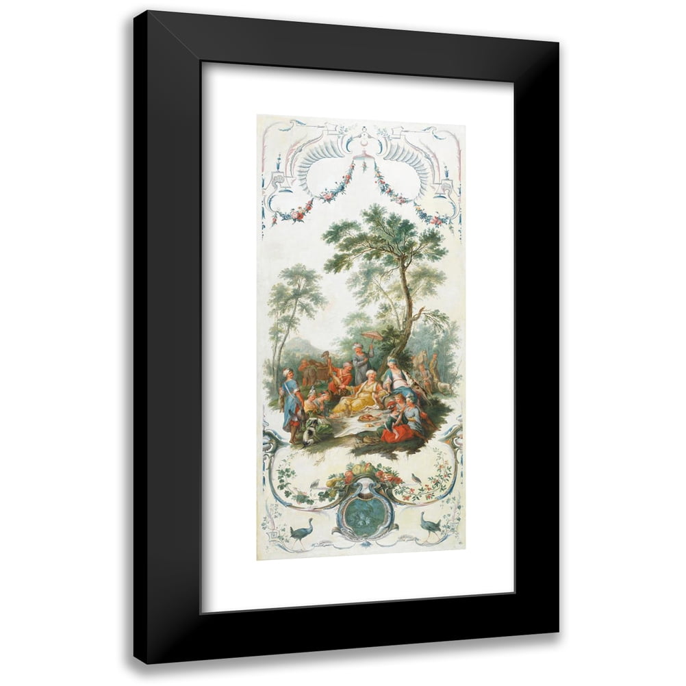 Christophe Huet 10x18 Black Modern Framed Museum Art Print Titled - The ...