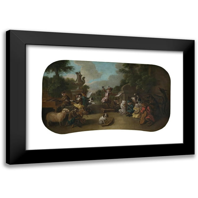 Christophe Huet 18x12 Black Modern Framed Museum Art Print Titled ...