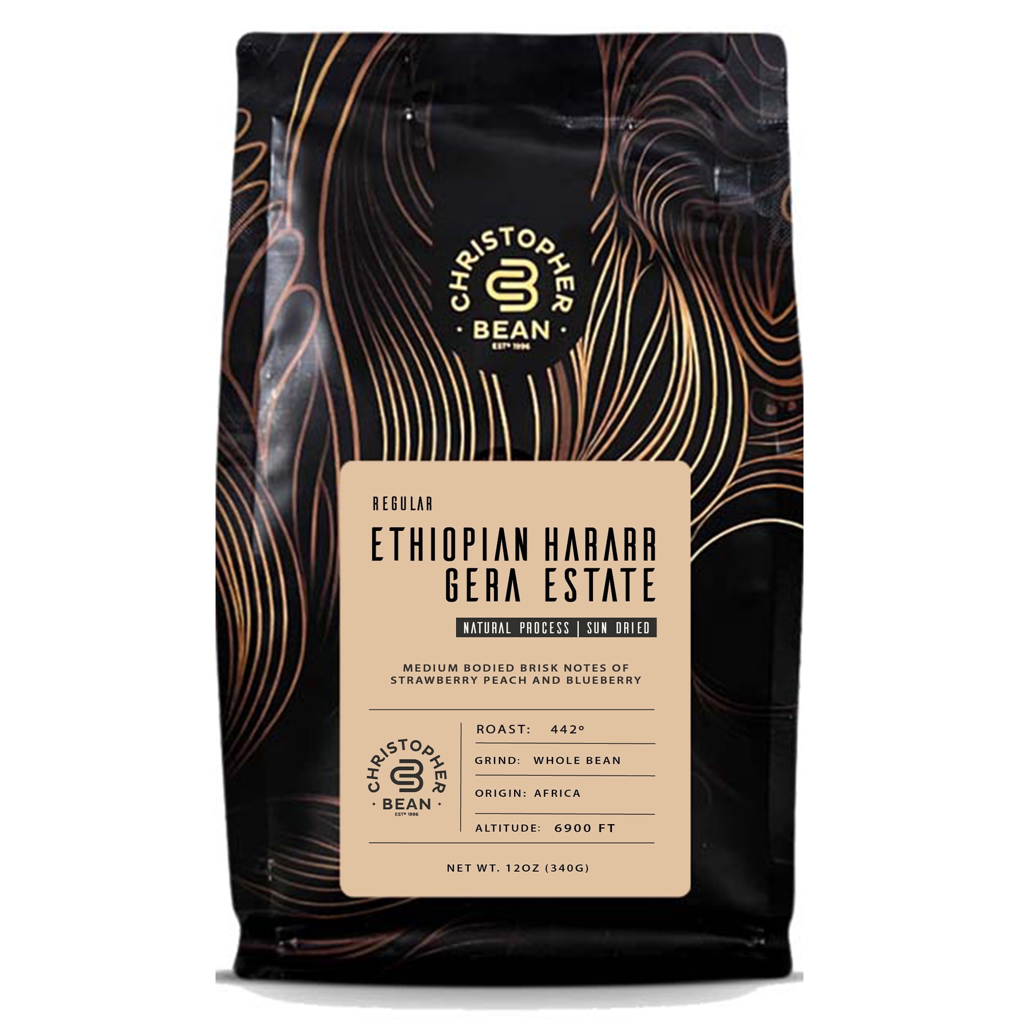 Christopher Bean - Ethiopian Hararr Gera Estate Flavored Coffee ...