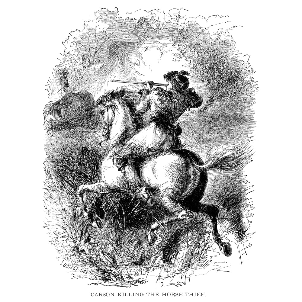 Christopher CarsonN(1809-1868). Known As Kit. American Frontiersman ...