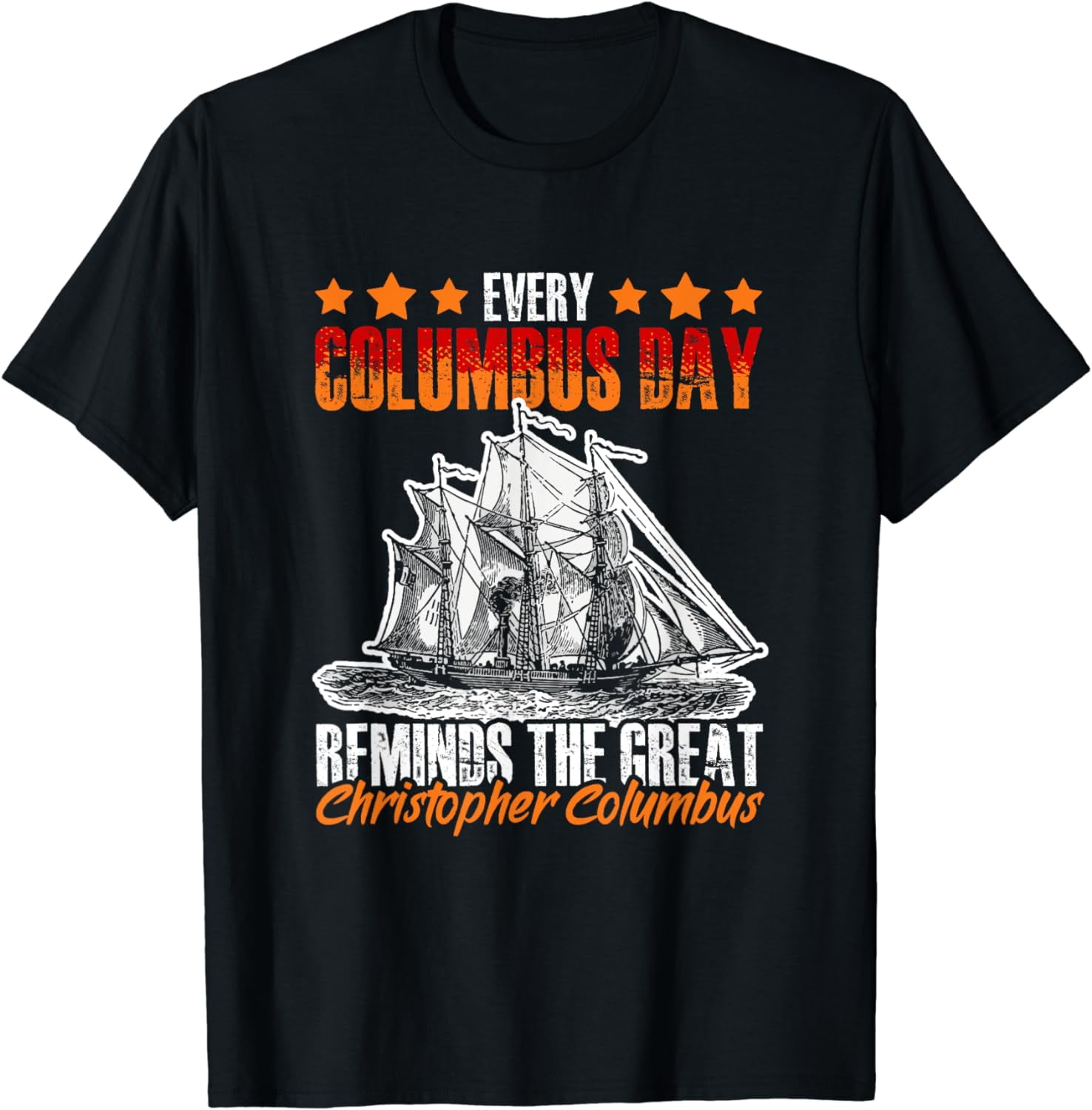Christopher Columbus 1942 American Italian Columbus Day T-Shirt ...