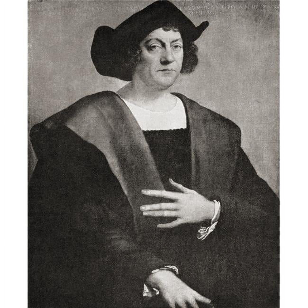 Christopher Columbus C.1451 to 1506 Italian Navigator, Colonizer ...