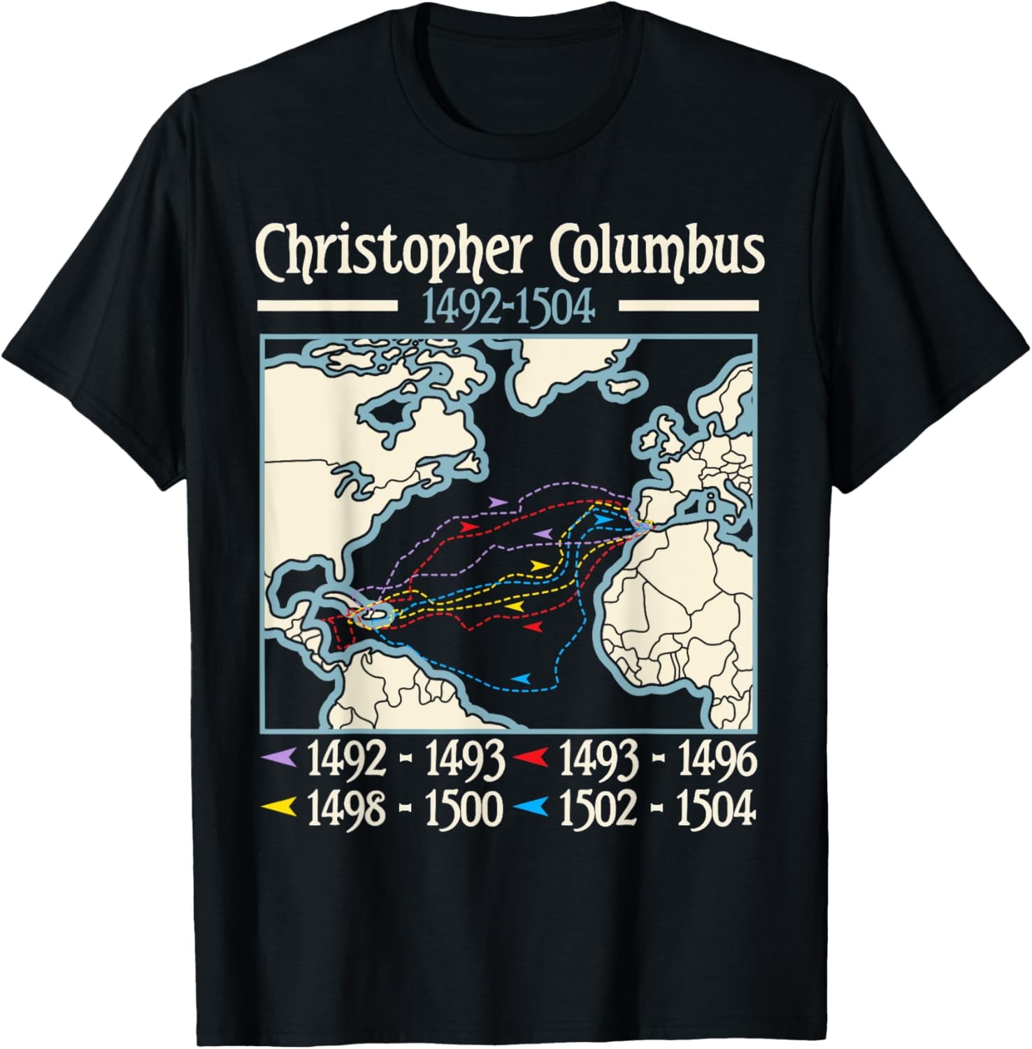Christopher Columbus Day Italian American T-Shirt - Walmart.com