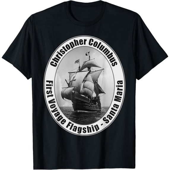 Christopher Columbus Day T Shirt American History Shirt T-Shirt ...