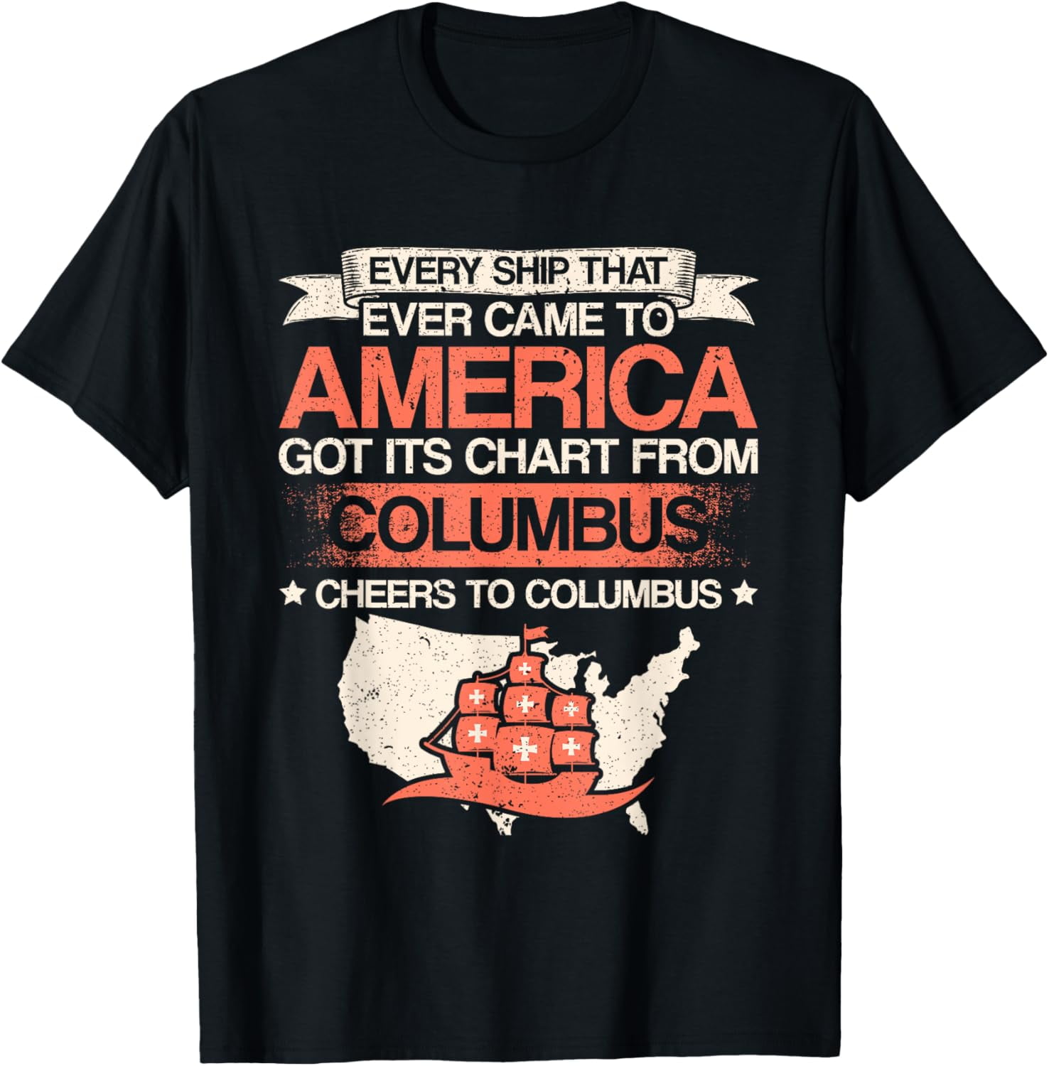 Christopher Columbus Italian American Happy Columbus Day T-Shirt ...