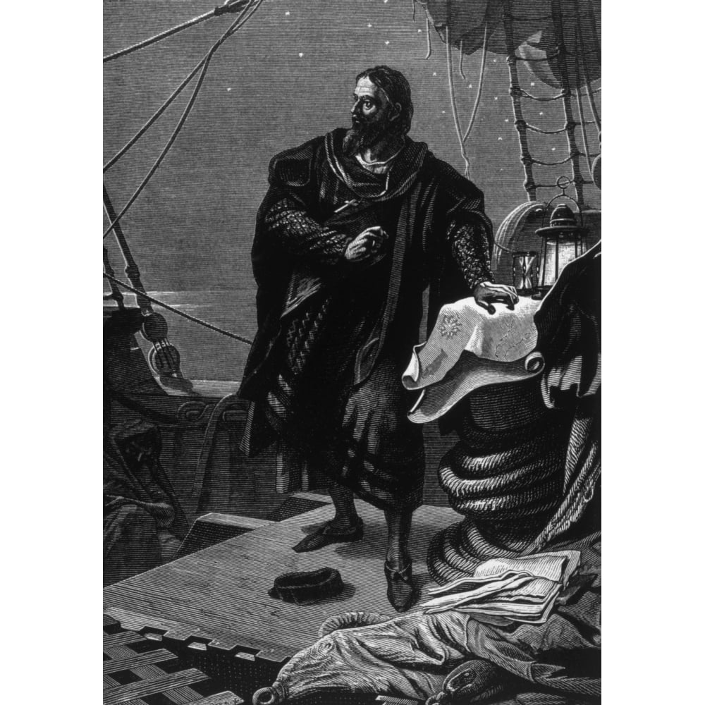 Christopher Columbus Notices For The First Time The Variation Of The ...