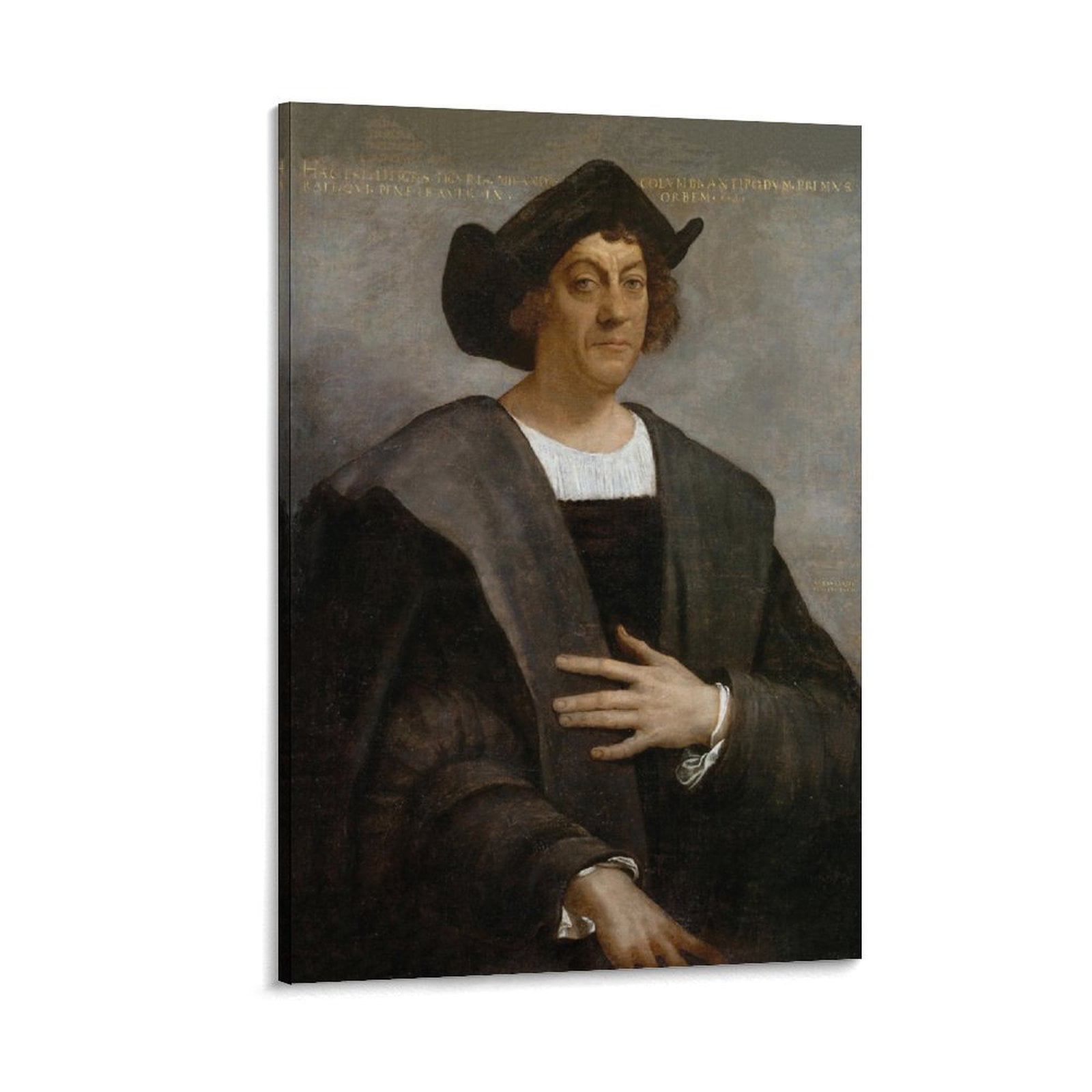 Christopher Columbus Poster Painting On Canvas Wall Art Poster Scroll ...