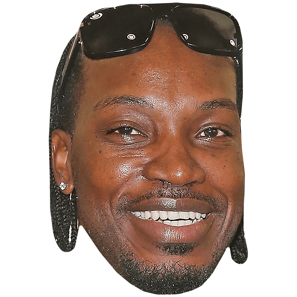 Christopher Gayle (Smile) Celebrity Mask, Flat Card Face, Fancy Dress ...