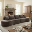 Christopher Knight Home 110.2" Modern Curved L-Shaped Modular Sectional ...