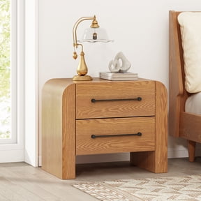 Christopher Knight Home 3-Drawer Nightstand, Bedside Table with Golden ...