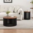 Christopher Knight Home 2-Piece Wood Table Set, Round Coffee Table and ...