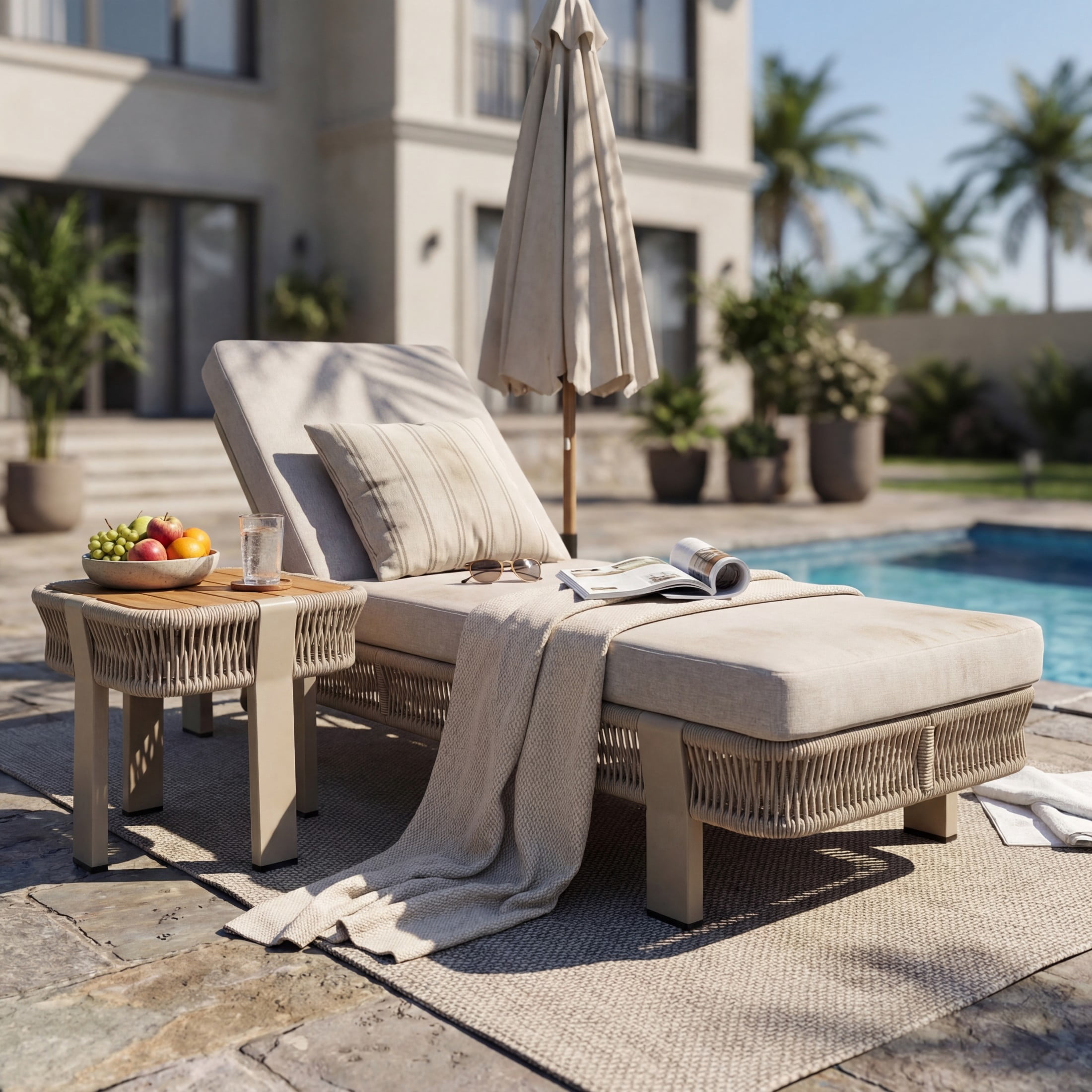 Christopher Knight Home 3-Piece Boho Outdoor Chaise Lounge Set with ...