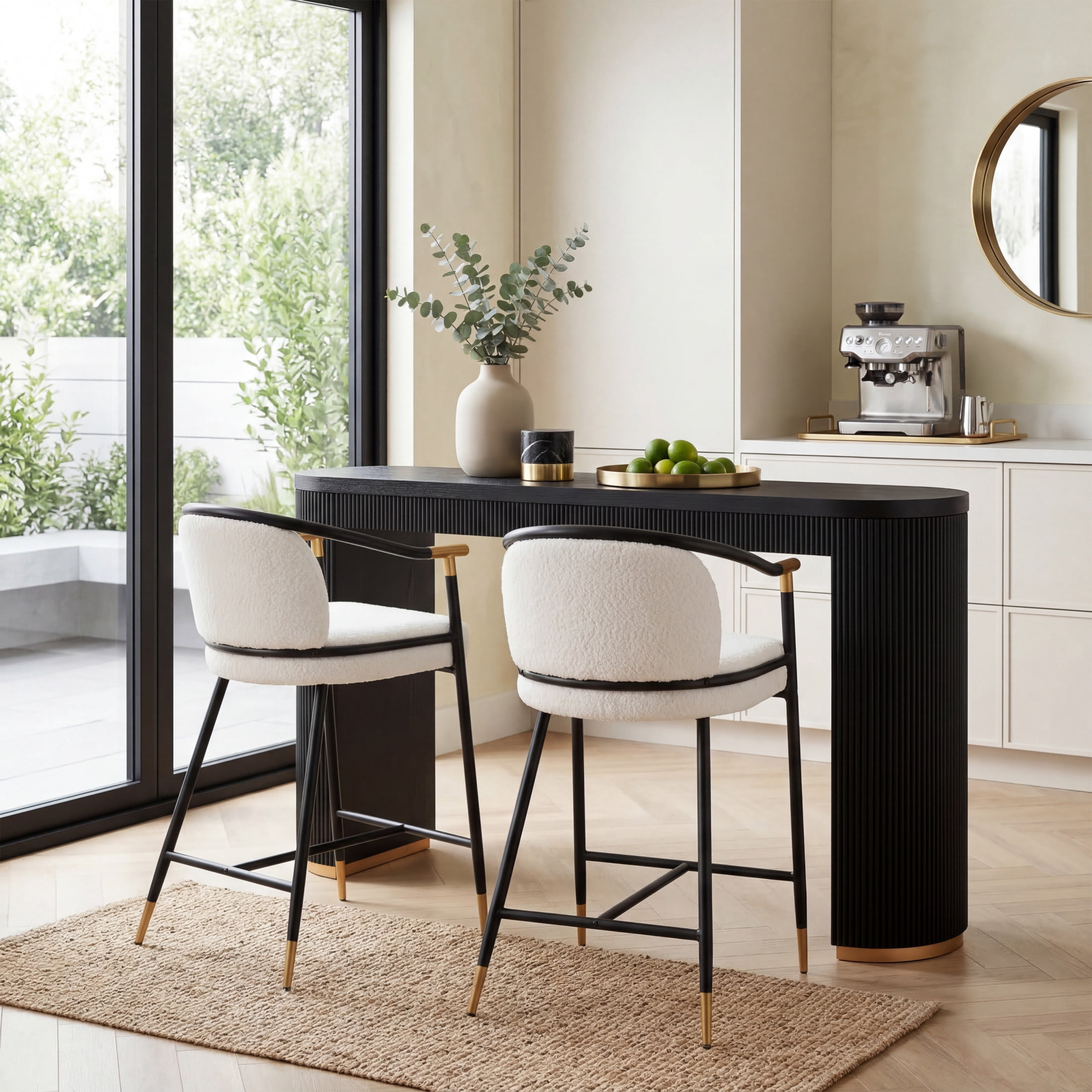 Christopher Knight Home 3-Piece Counter Dining Table with Upholstered ...