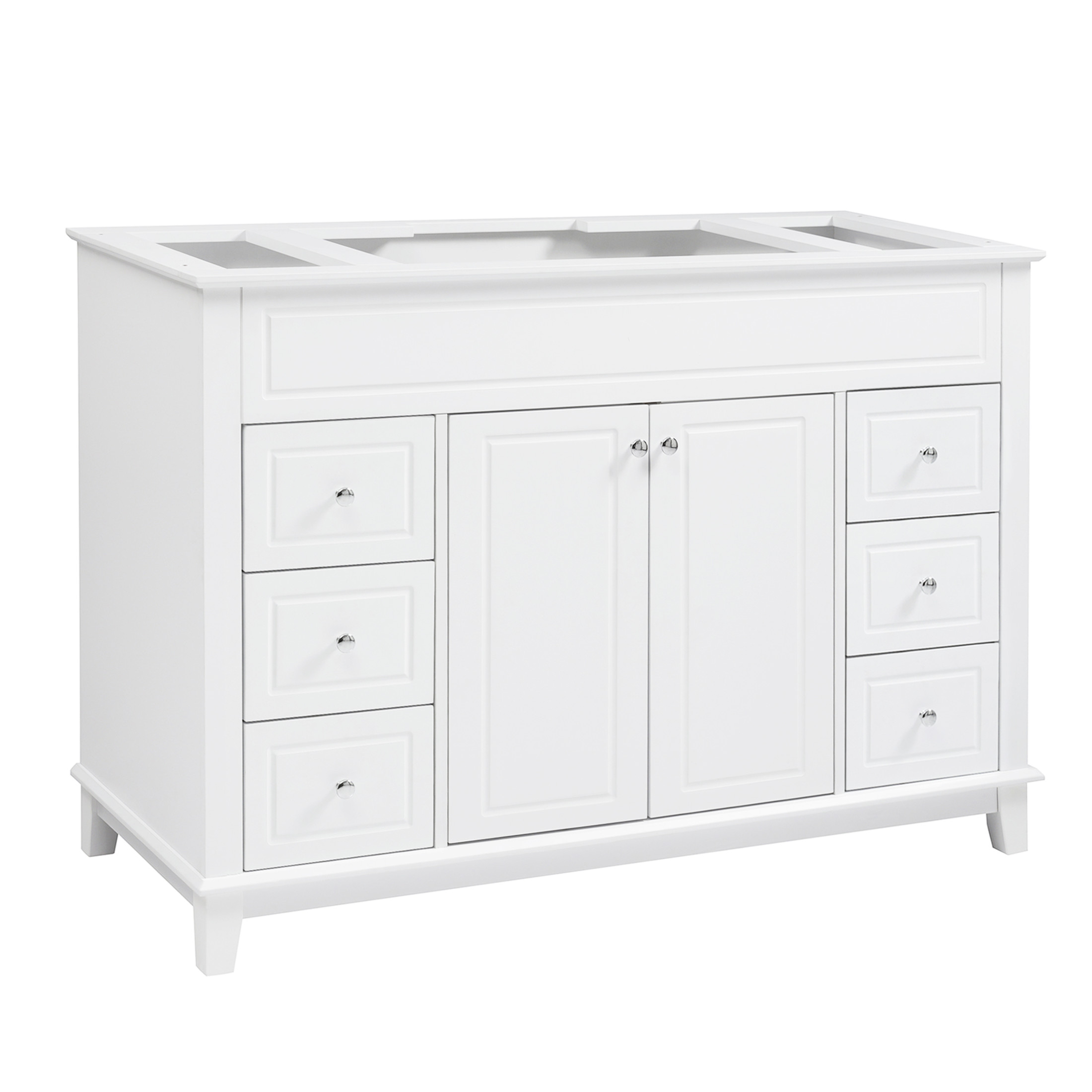 Christopher Knight Home 46" Bathroom Vanity Cabinet Only, Soft-Close 6 ...