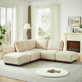 Christopher Knight Home 5-Piece Modern Boucle L-Shaped Modular ...