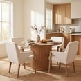 Christopher Knight Home 5-Piece Modern Round Dining Set, Natural ...
