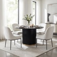 Christopher Knight Home 5-Piece Round Dining Set, Pedestal Table with ...