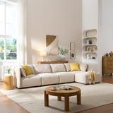 Christopher Knight Home 5-Seat Modular Sectional Sofa with Ottoman ...