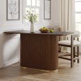 Christopher Knight Home 63" Mid-Century Counter Table with Tambour ...