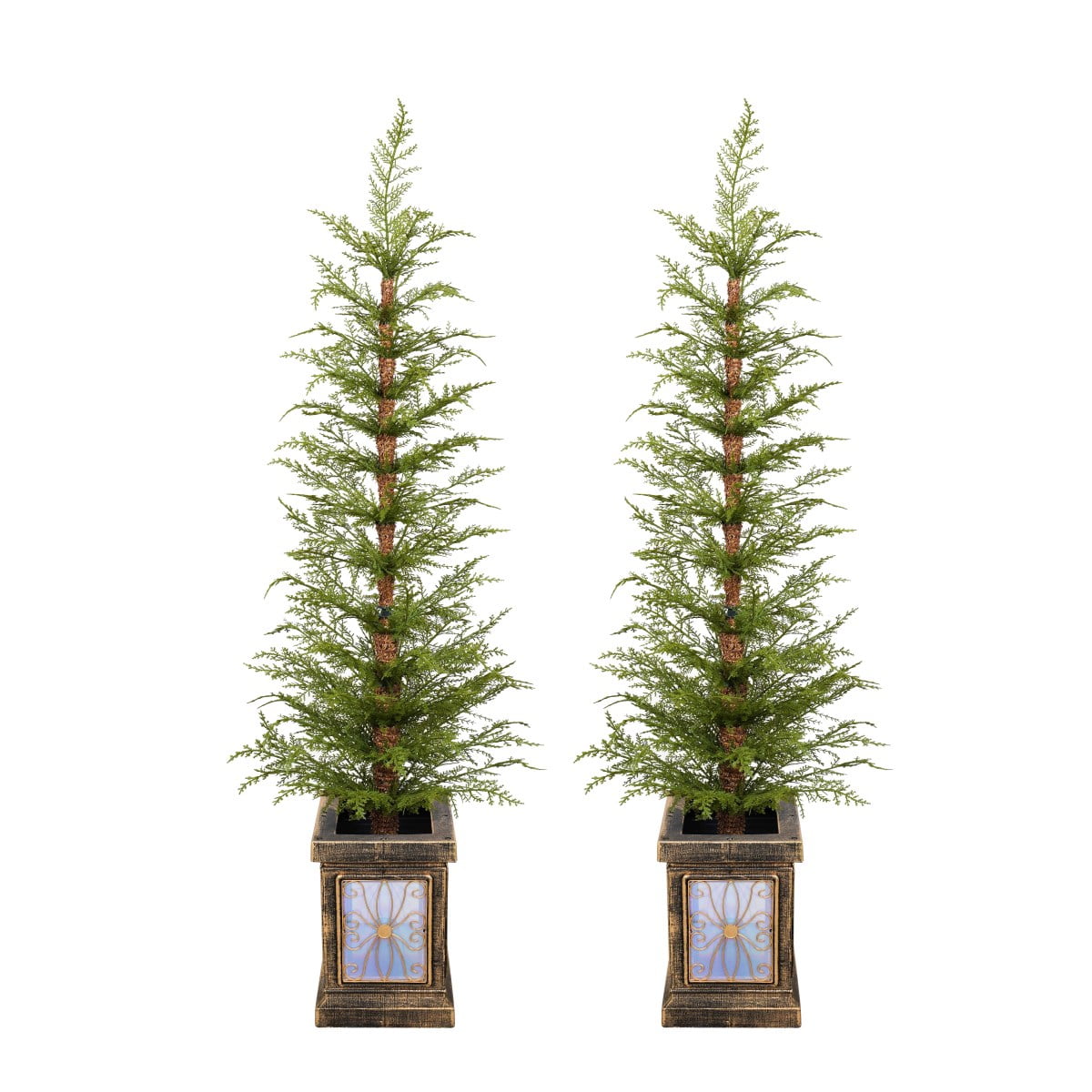 Christopher Knight Home ® 7.5FT Christmas Tree with 550 Warm White LED ...