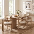 Christopher Knight Home 7-Piece Modern Oval Dining Table with ...