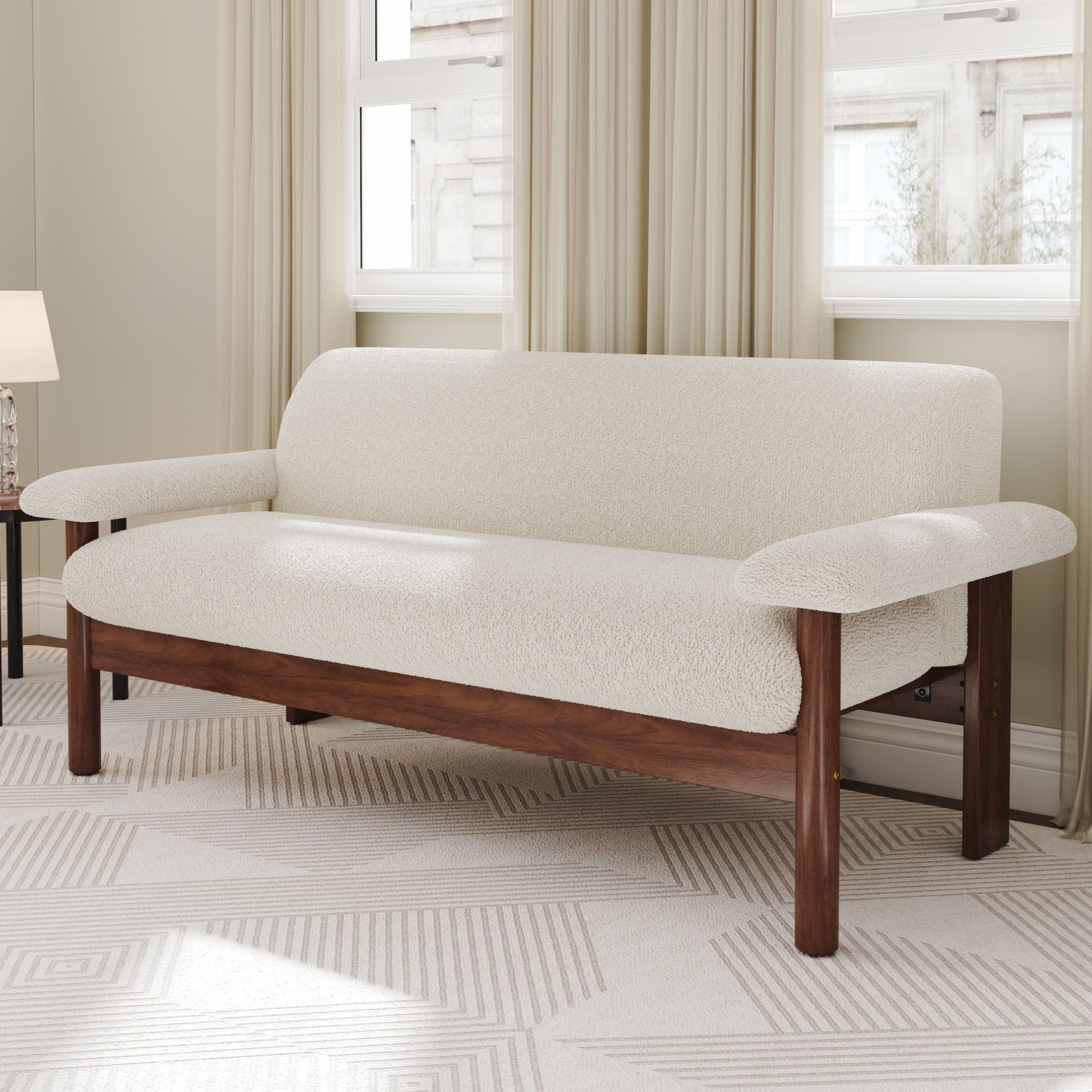 Christopher Knight Home 72.8" Modern Loveseat Sofa, 2-Seater Couch with ...