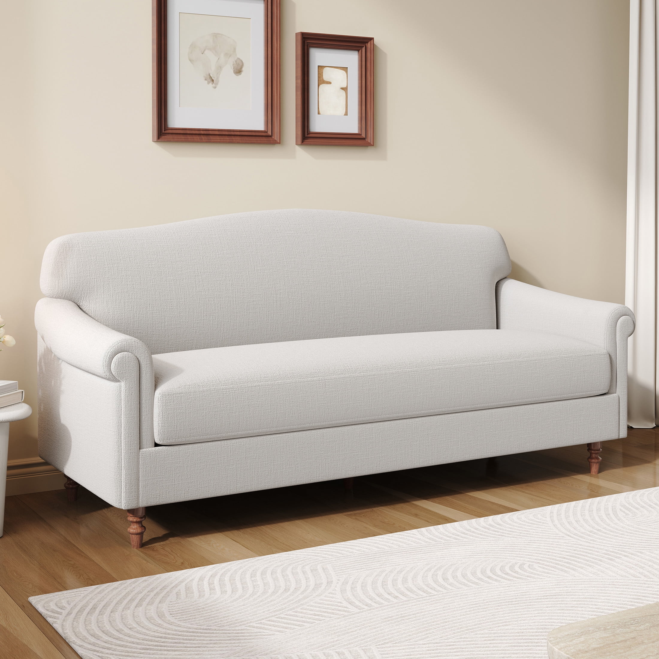 Christopher Knight Home 77.5" Chenille Loveseat Sofa with Rolled Arms ...